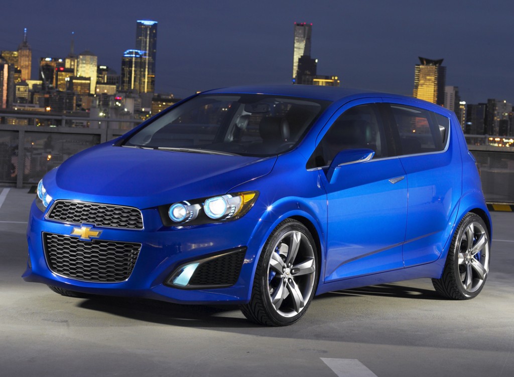 Chevrolet Aveo 2011 Concept Hatchback Debuts Drivearabia
