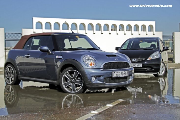 Comparo: 2010 Honda Jazz vs Mini Cooper S Cabrio | DriveArabia
