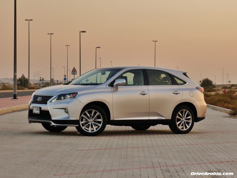 So we got a 2013 Lexus RX 450h hybrid | DriveArabia