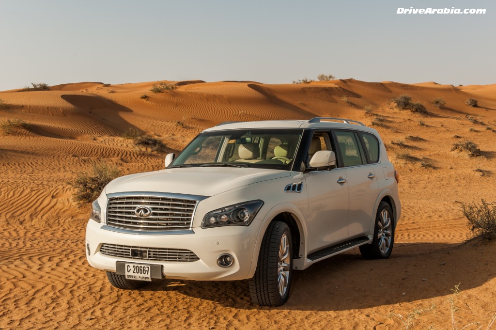 First drive: 2013 Infiniti QX56 offroad in the UAE | DriveArabia