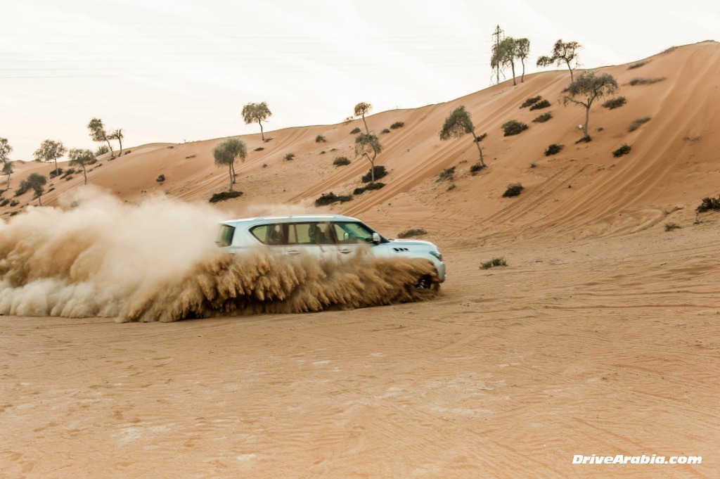 First drive: 2013 Infiniti QX56 offroad in the UAE | DriveArabia