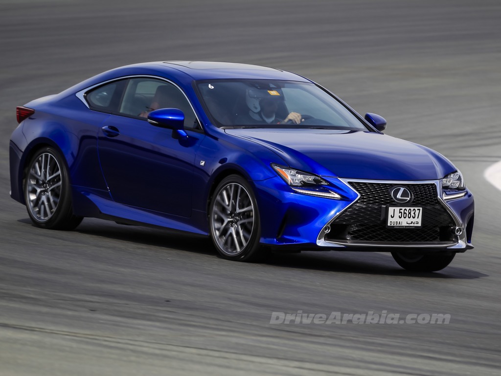 First drive: 2015 Lexus RC 350 and RC F Coupe in the UAE | DriveArabia