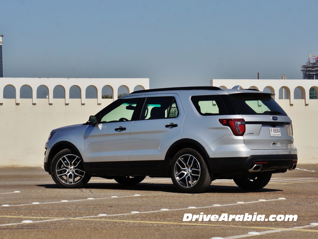 So we got a 2016 Ford Explorer Sport | Drive Arabia
