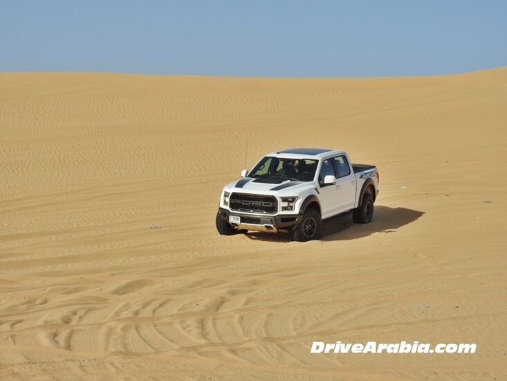 So we got a 2017 Ford F-150 Raptor - Drive Arabia