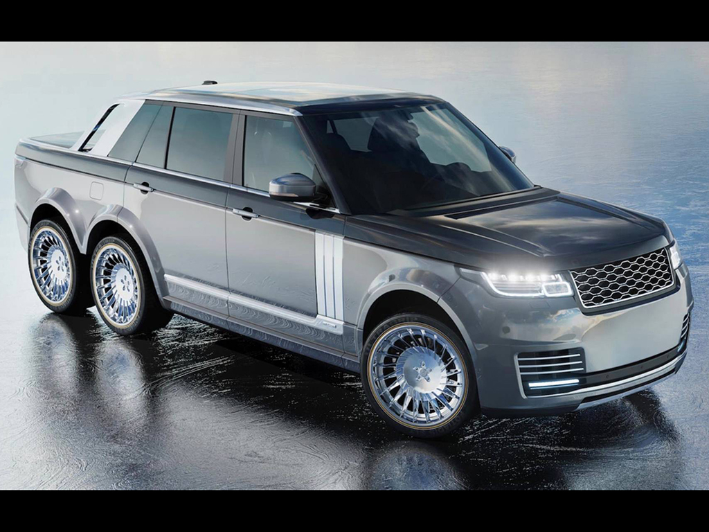 6-wheeled Range Rover SLT debuts as a Land Yacht | DriveArabia