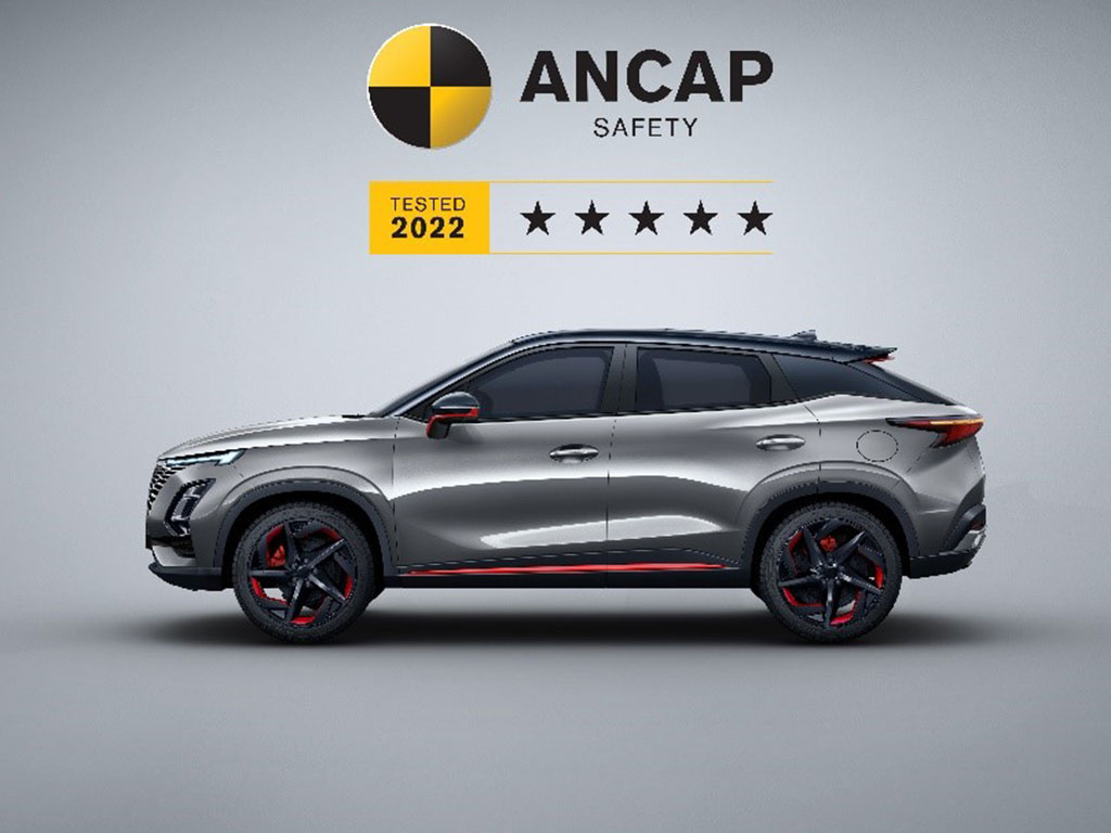 OMODA C5 rated 5-stars by ANCAP, Highlighting its Excellent Safety Quality