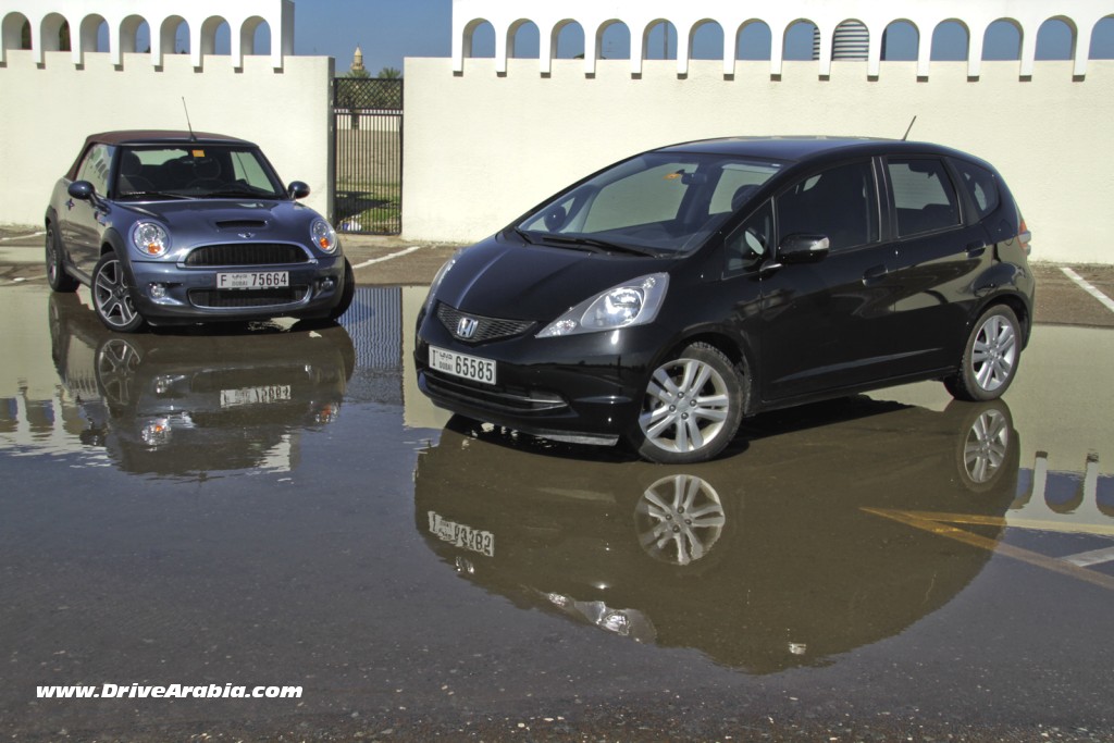Comparo: 2010 Honda Jazz vs Mini Cooper S Cabrio | DriveArabia