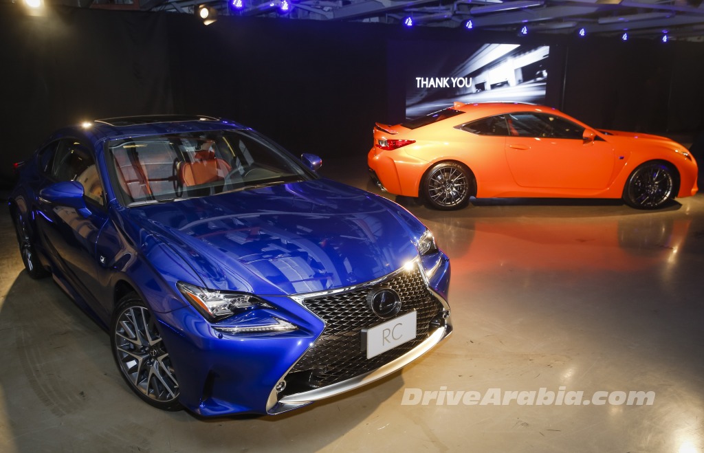 First drive: 2015 Lexus RC 350 and RC F Coupe in the UAE | DriveArabia