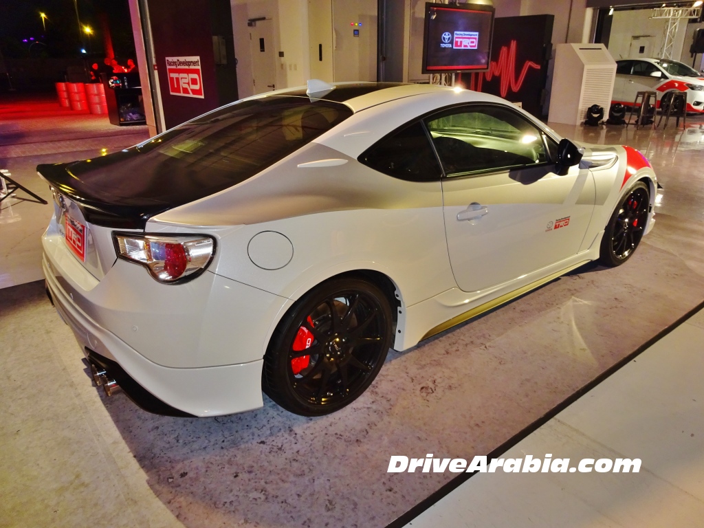 TRD packs for 2015 Toyota Aurion, Yaris, Corolla and 86 now in UAE ...