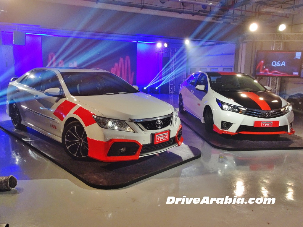 TRD packs for 2015 Toyota Aurion, Yaris, Corolla and 86 now in UAE ...