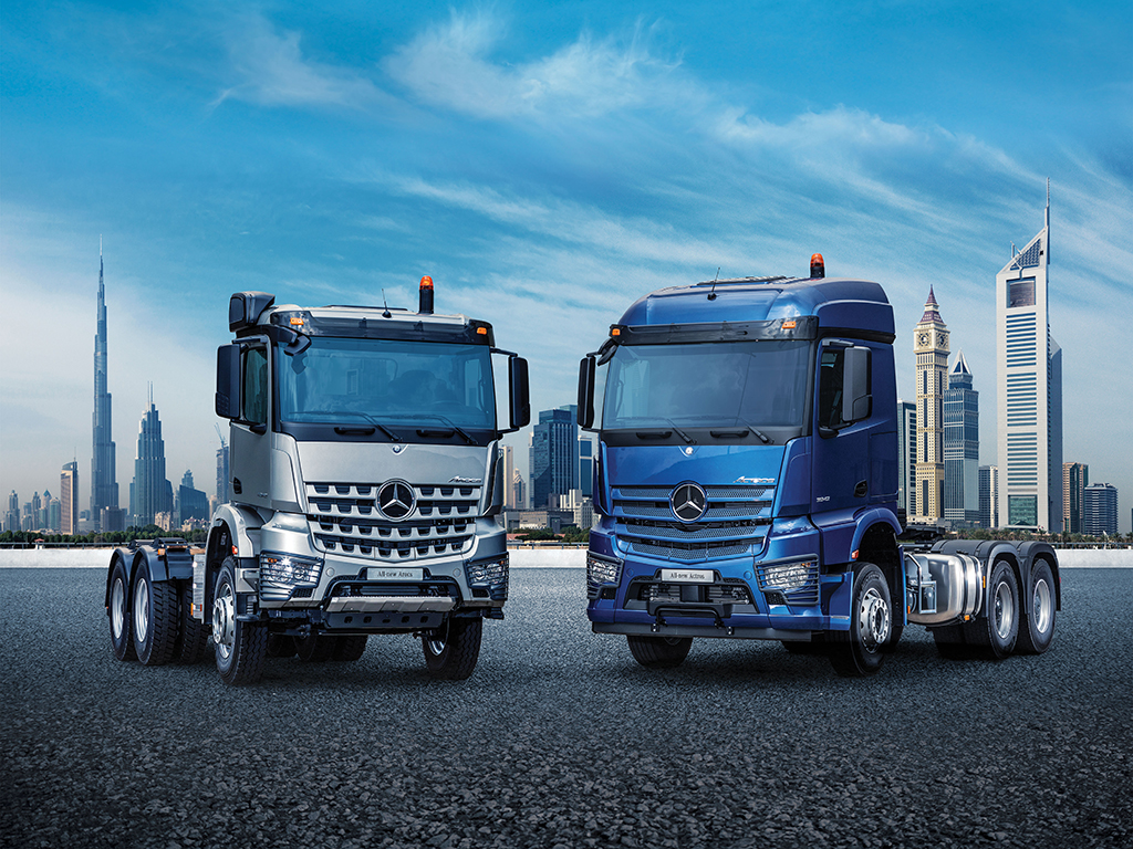 2018 Mercedes-Benz Actros and Arocs revealed in the Middle East ...